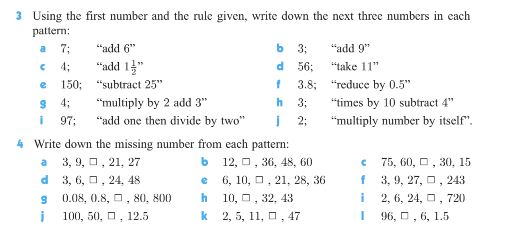 8C1MAT22: Number Patterns | MHOL